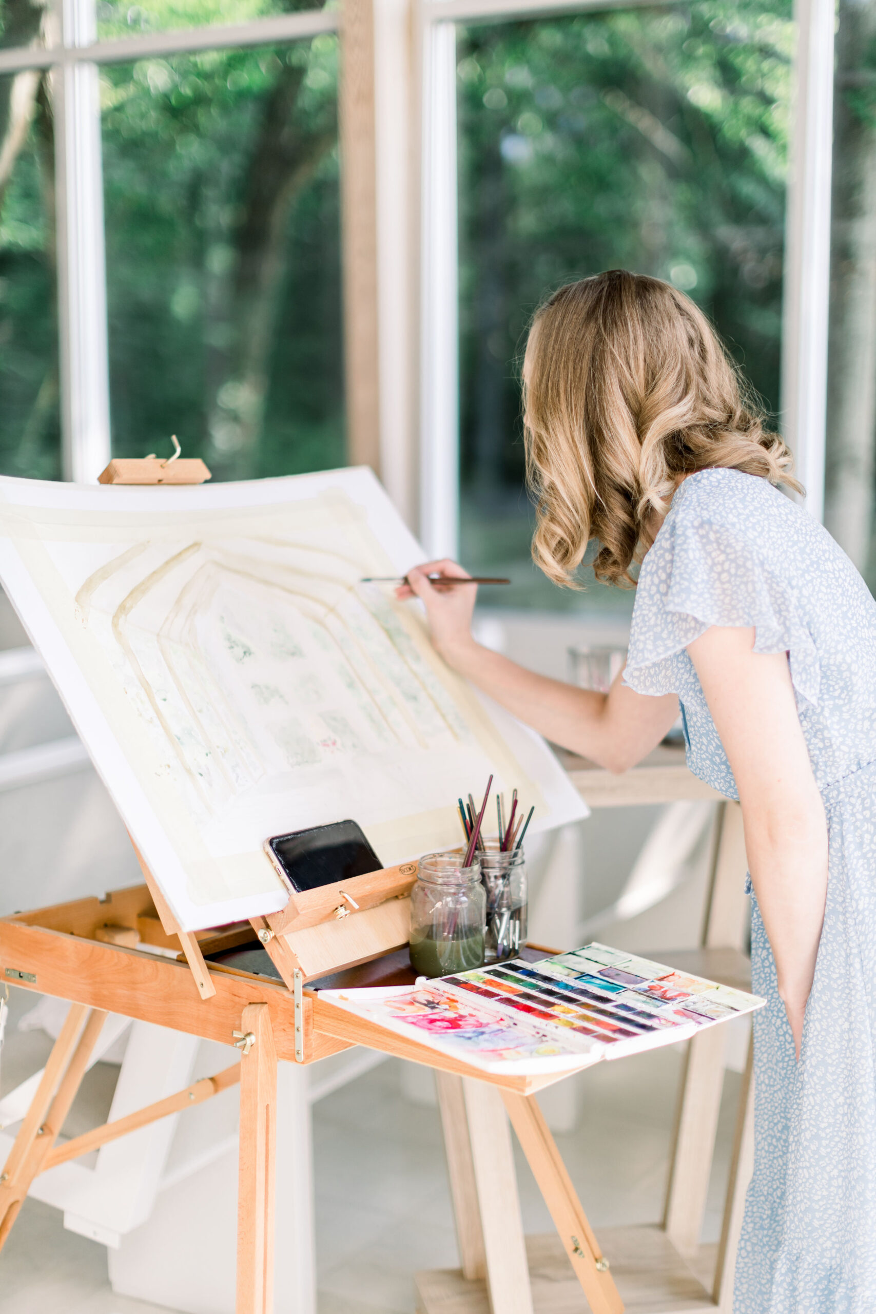 The Quiet Luxury of Live Painting - courtneykibby.com