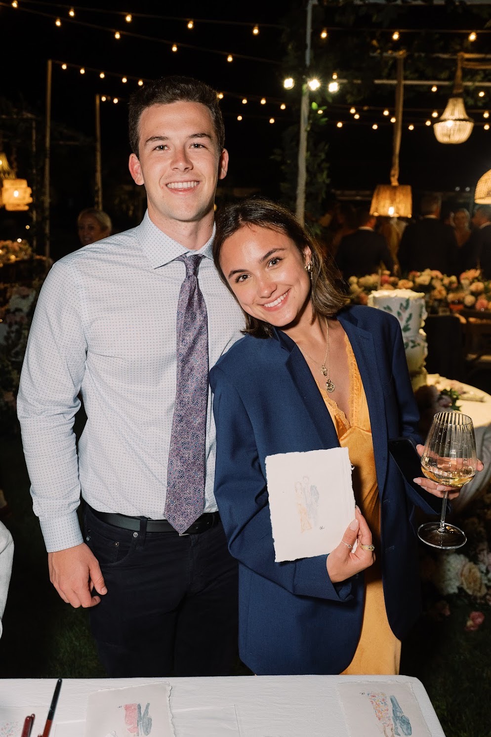 Live Guest Portraits: A Unique Wedding Experience